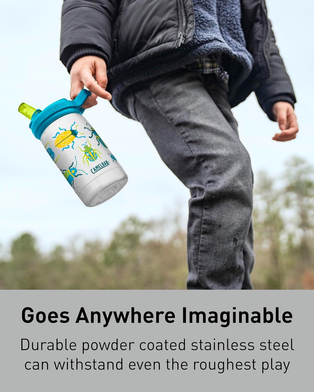 CamelBak Eddy+ Kids Bite Valve Straw Insulated Stainless Steel Water ...