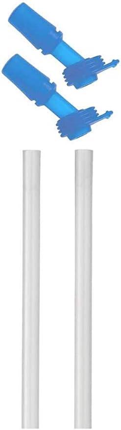 CamelBak Eddy Kids Bottle Accessory 2 Bite Valves/2 Straws, Ice Blue ...